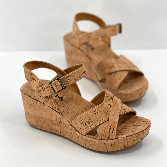 Kork-Ease | Shoes | Korks Korkease Denica Cork Platform Wedge Sandal 6 ...